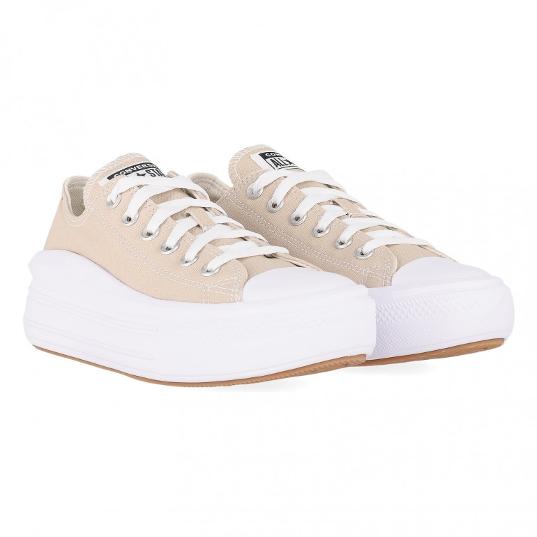 Damskie buty Converse Chuck Taylor All Star Move Platform - beżowe ...