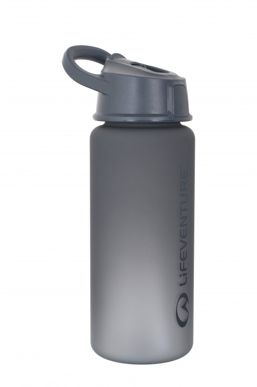 Butelka treningowa Lifeventure Flip-Top Water Bottle 750 ml - szara ...