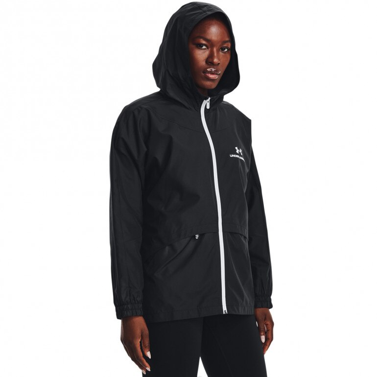 Damska kurtka treningowa Under Armour UA Rush Woven Nov Jacket - czarna ...