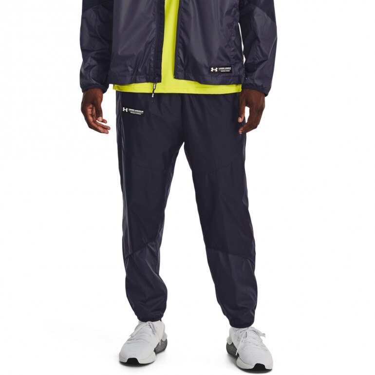 Męskie spodnie treningowe UNDER ARMOUR UA Rush Woven Pants - grafitowe ...